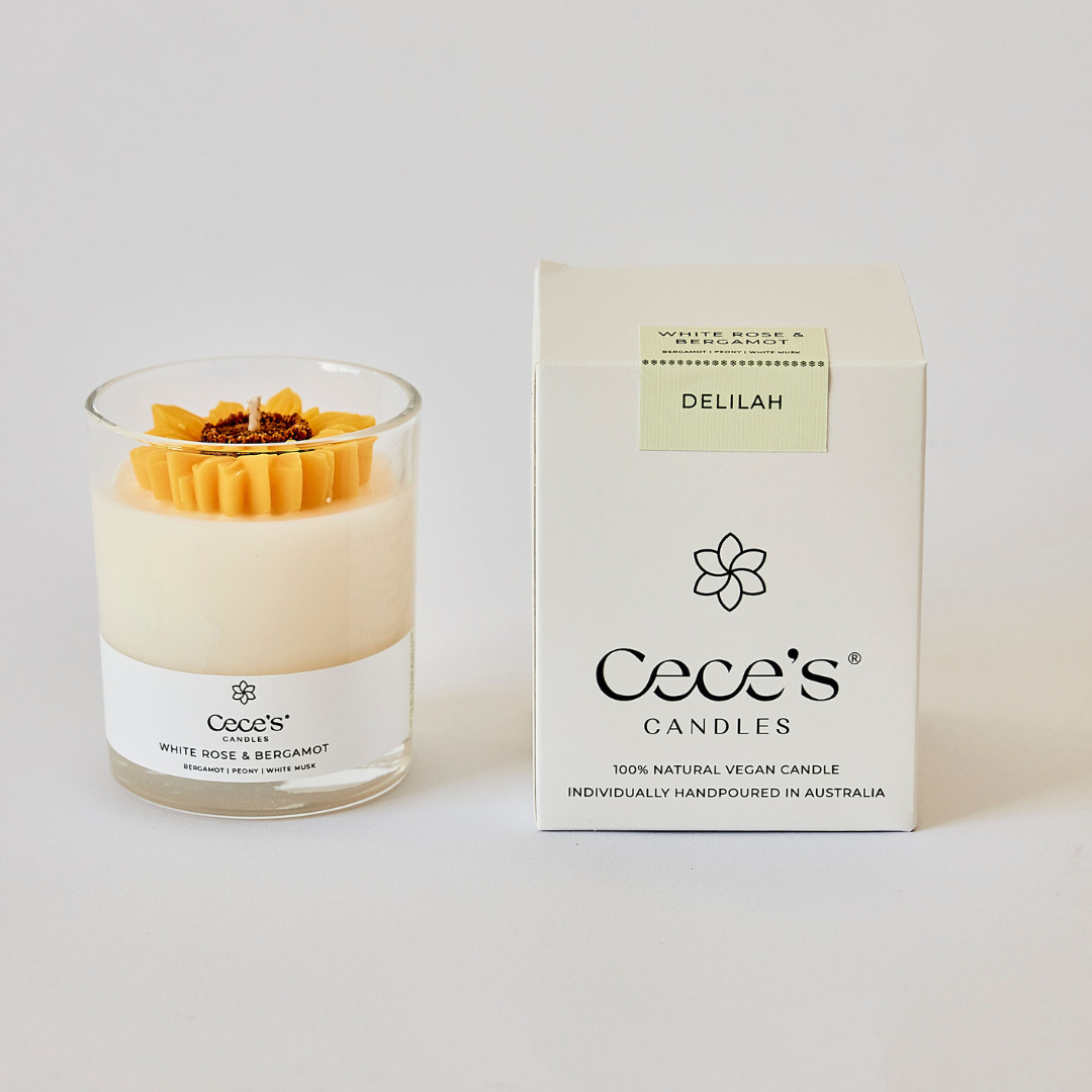 Cece’s Delilah the sunflower candle | Cece's Candles
